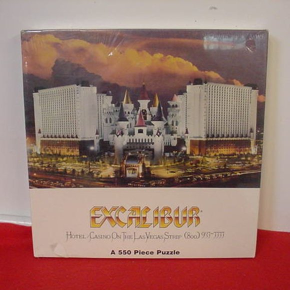 Toys | Excalibur Hotel Casino Las Vegas 55 Pc Jig Saw Puzzle | Poshmark